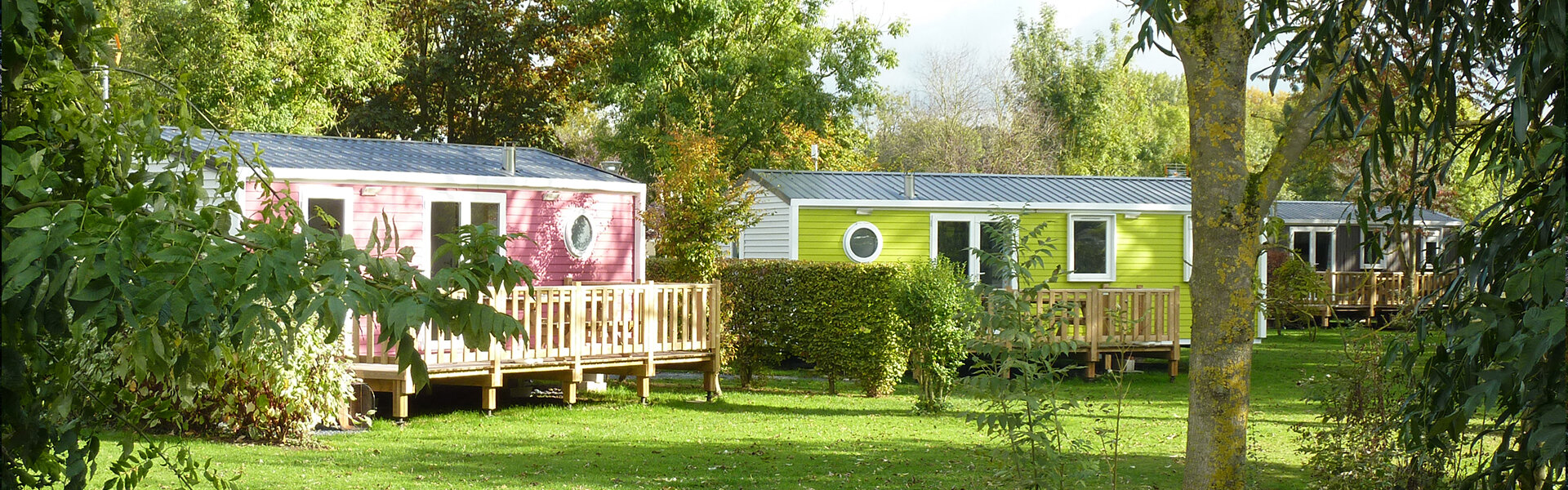 Mobil homes pour slider – Camping de la Sensee